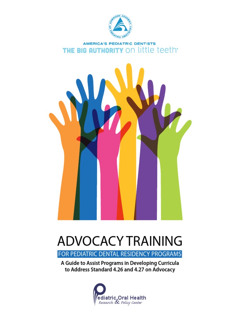AdvocacyTraining Web Version Final | PDF | Dentistry | Curriculum