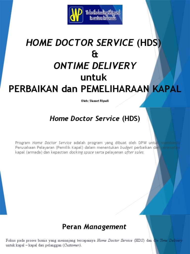 Home Doctor Service Dan Ontime Delivery | PDF