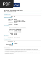 Wells Fargo Wire Transfer Form | PDF | Wire Transfer | Personal Finance