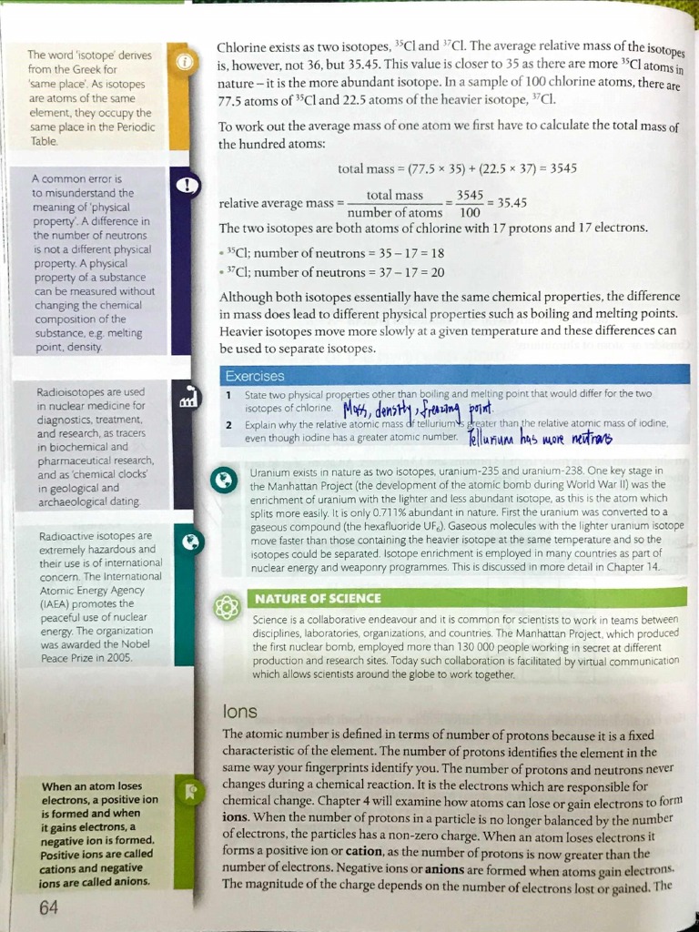 Textbook Ch2. 1-11 | PDF | Ion | Isotope Textbook Ch2. 1-11 | PDF | Ion | Isotope
