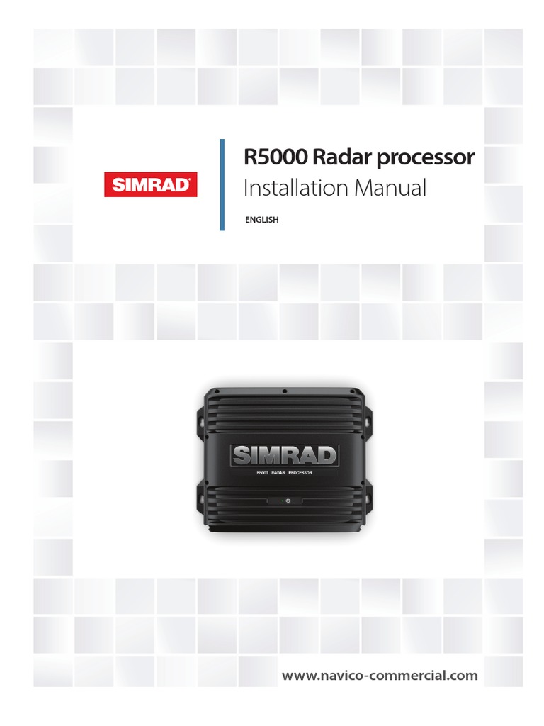 R5000-Radar-Processor IM EN 988-12282-003 W | PDF | Electrical Connector | Computer Network