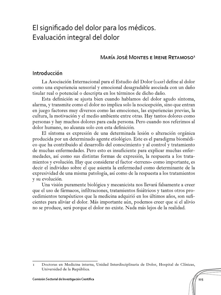 El Significado Del Dolor | PDF | Depresión (estado de ánimo) | Dolor