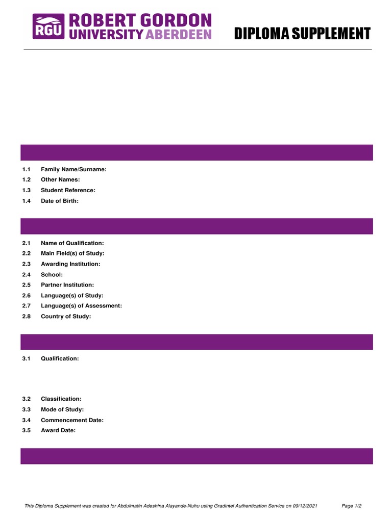 Masters Transcript and Certificate | PDF | Diploma | Academic Degree