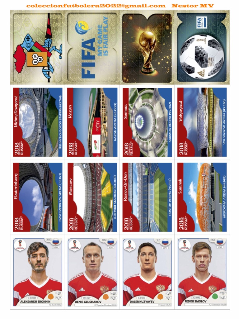 Album Panini RUSSIA 2018 Collection | PDF