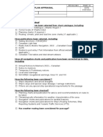 Nav 01 - Passage Plan Checklist | PDF