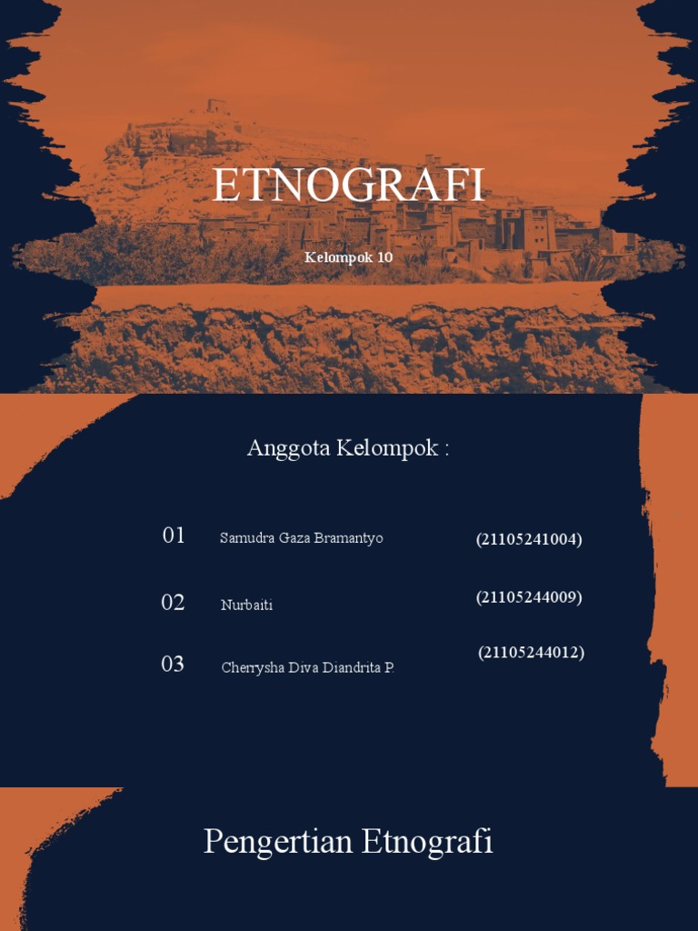 Kelompok 10 - Etnografi | PDF