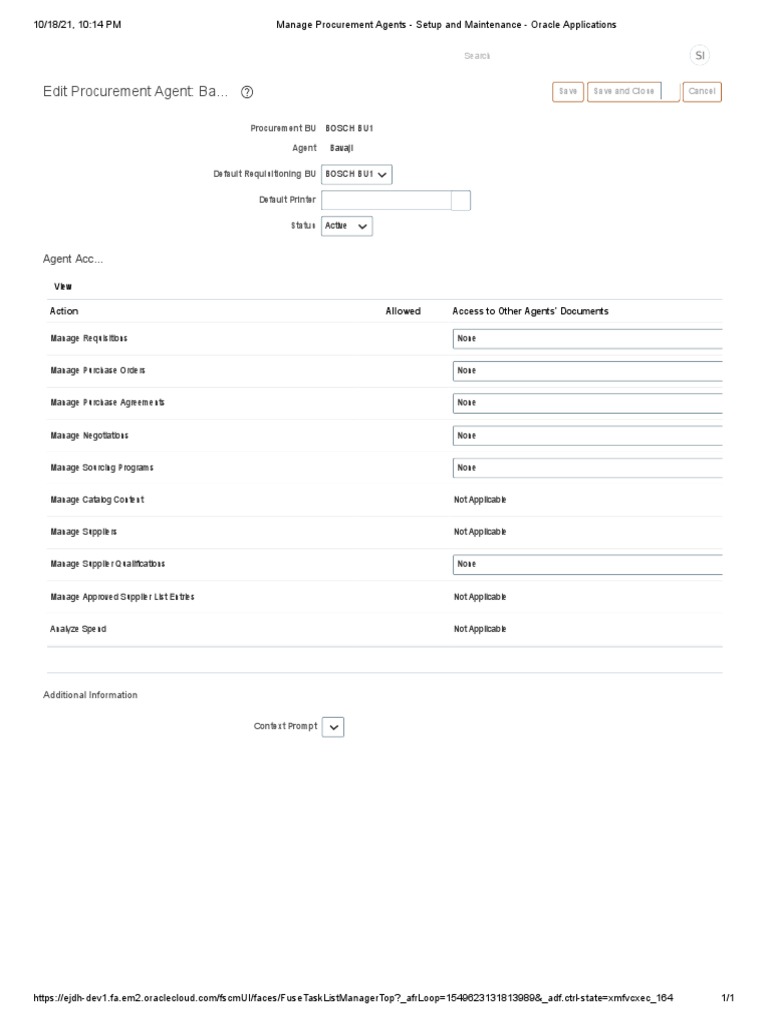 1.manage Procurement Agents | PDF
