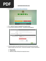 Alur Registrasi Akun Simpel KLHK | PDF