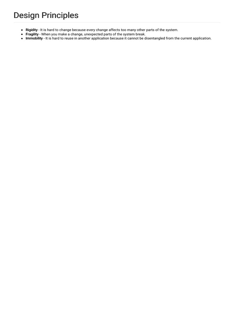 Design Principles | PDF