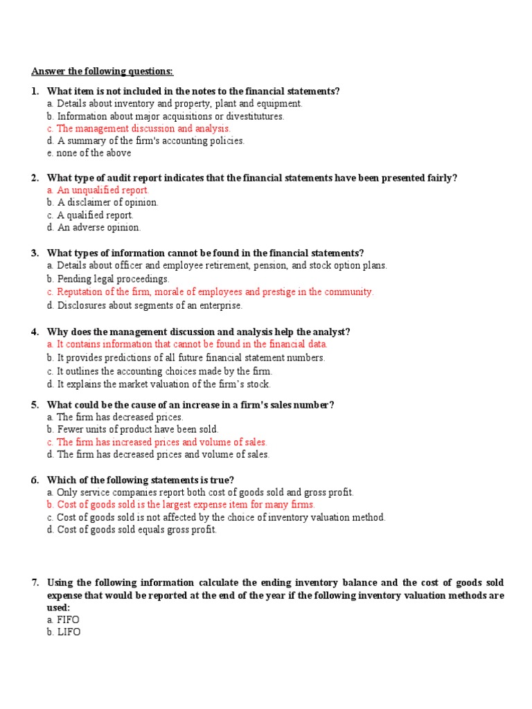 Financial Statement Analysis: Calculating Key Metrics and Assessing ...