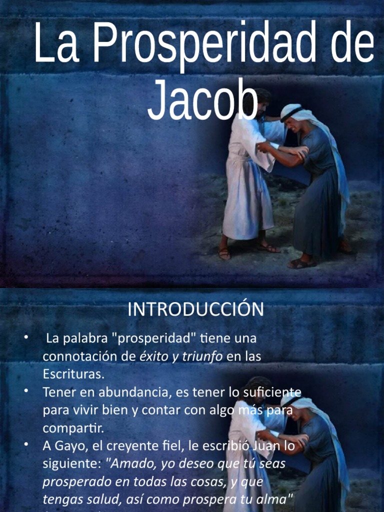 6 La Prosperidad de Jacob | PDF | Jacob | Pecado