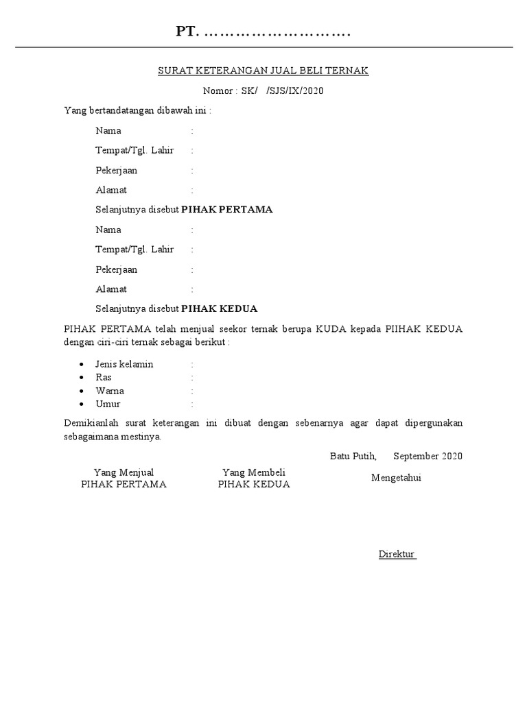 JUAL BELI TERNK | PDF JUAL BELI TERNK | PDF