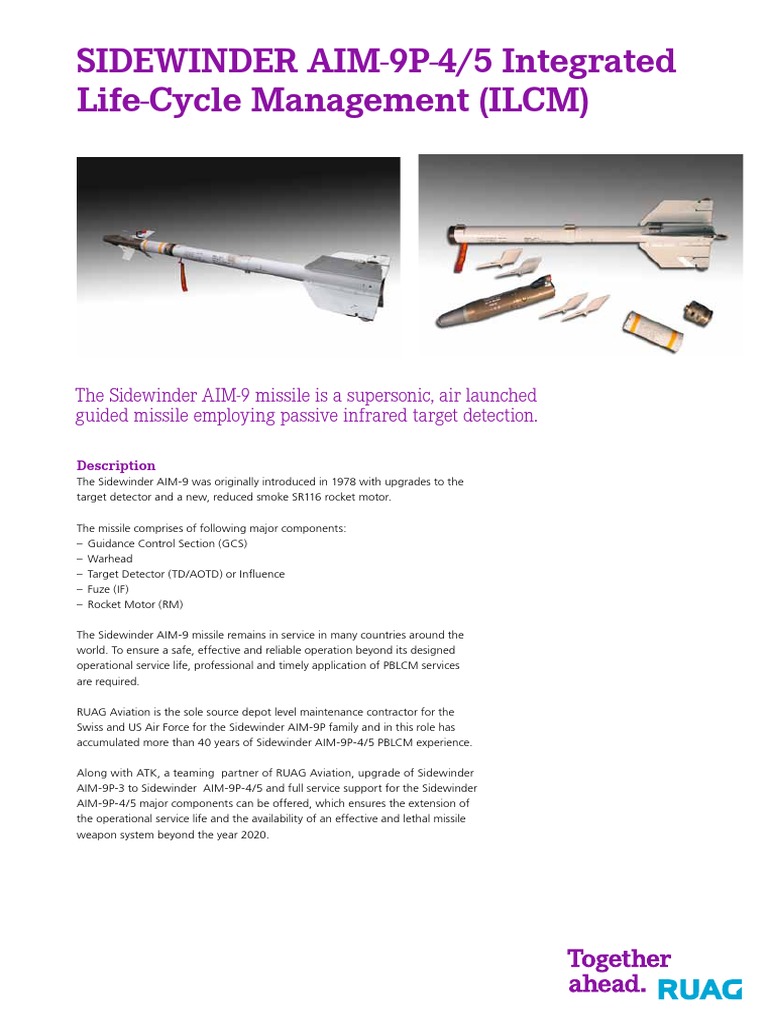 FS Sidewinder | PDF | Missile | Military Science