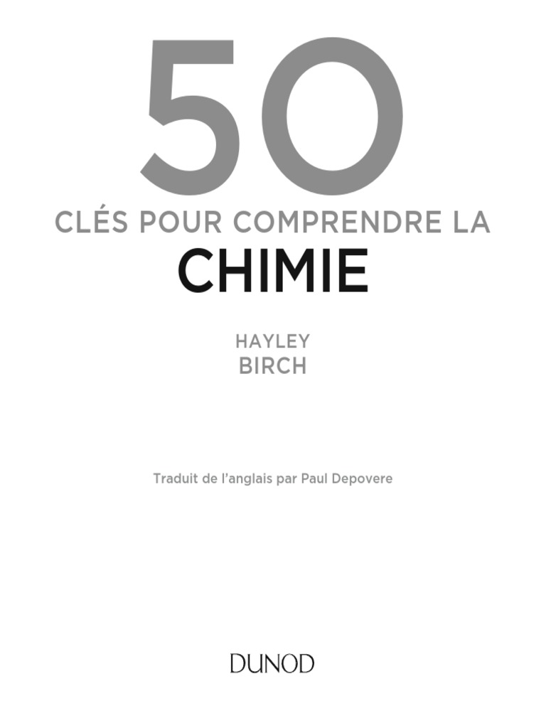 50 Clés Pour Comprendre La Chimie (Hayley Birch) | PDF | Atomes | Neutron