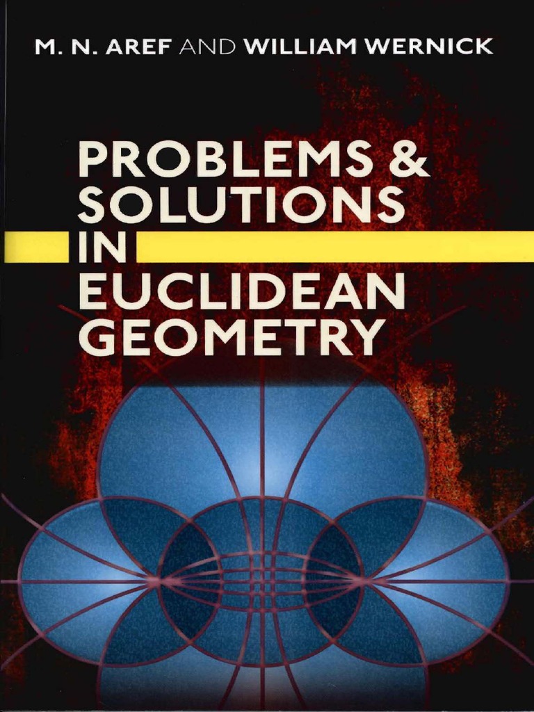 Problems and Solutions in Euclidean Geometry | PDF | Triangle | Line (Geometry)