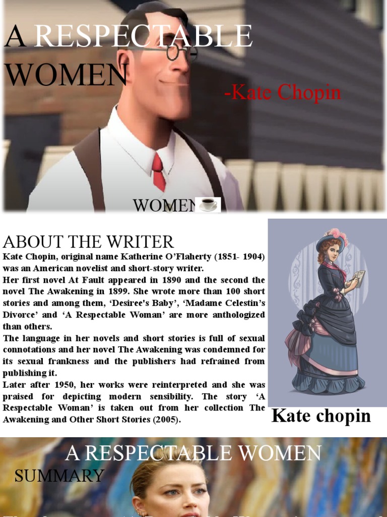 A Respectable Womennnnn | PDF | The Awakening (Chopin Novel)