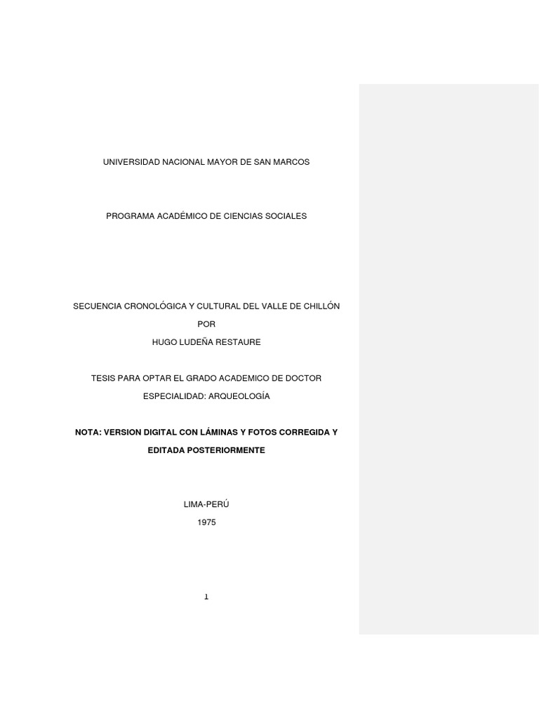 Secuencia Cronologica y Cultural Del Val | PDF | Hidrología | Geología