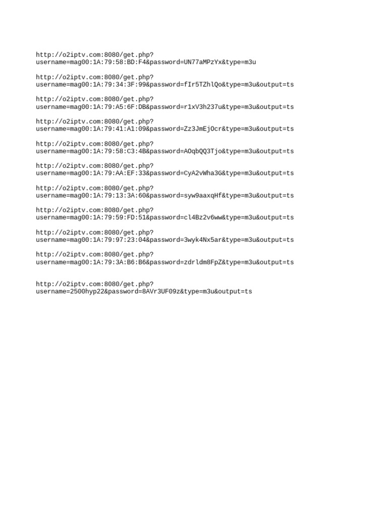 11 M3U To Xtream Atla+ | PDF