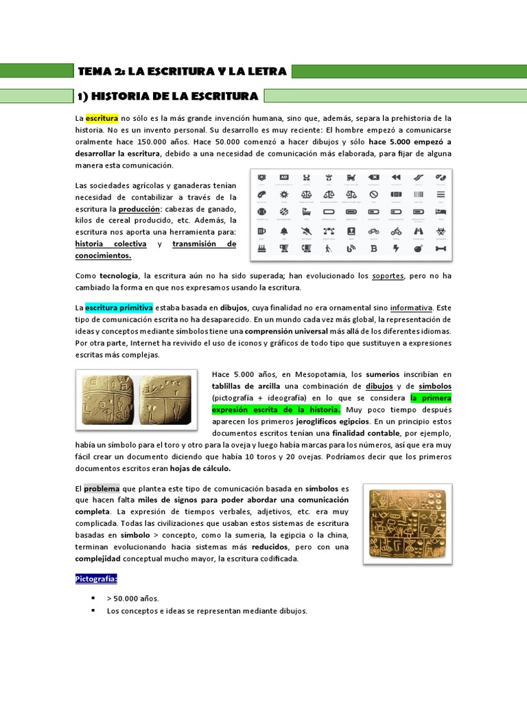Historia de la escritura y tipografías antiguas | PDF | Tipografía ...