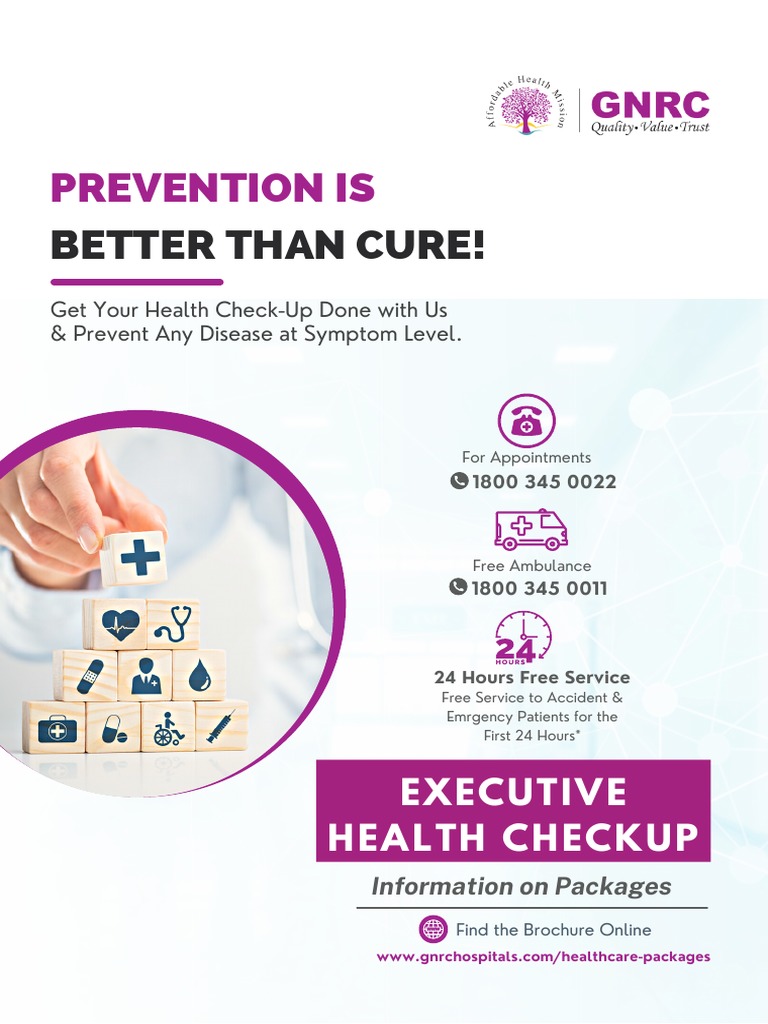 GNRC Health Package | PDF | Physical Examination | Cholesterol