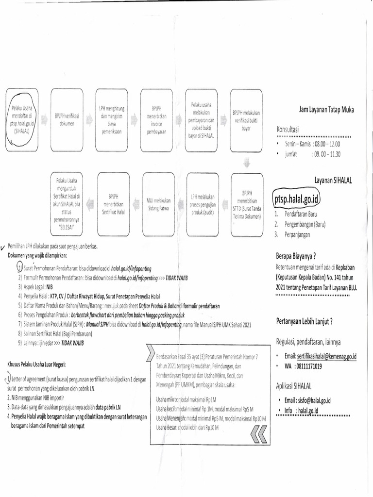 Sert Halal Flow - BPJPH | PDF