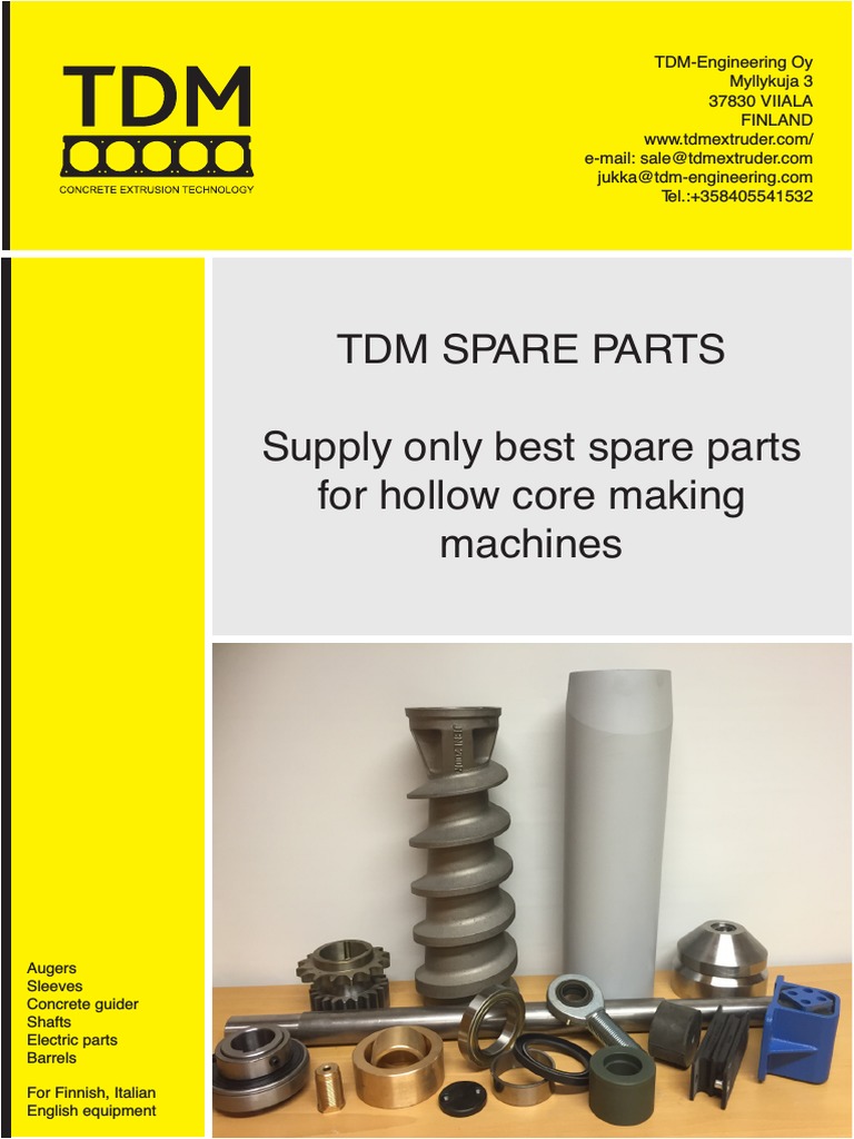 TDM Spare Parts | PDF