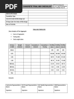 Concrete Cube Test Report Format | PDF