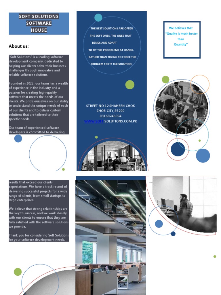 Soft Solutions Software House | PDF | Software Engineering | Systems ...