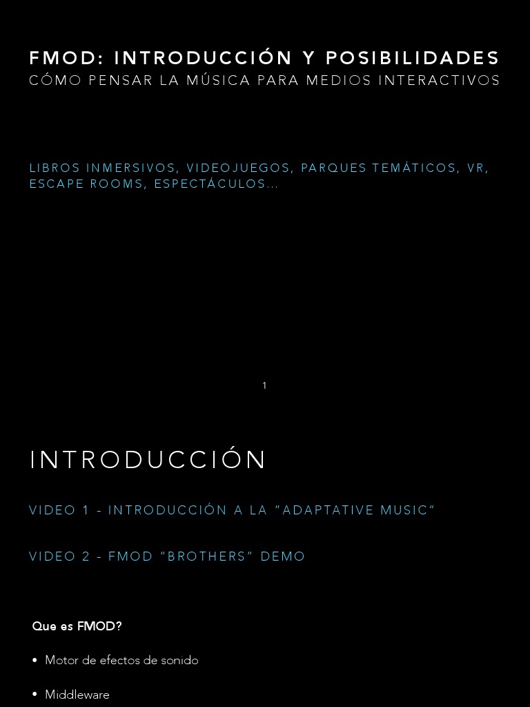 FMOD | PDF | Informática