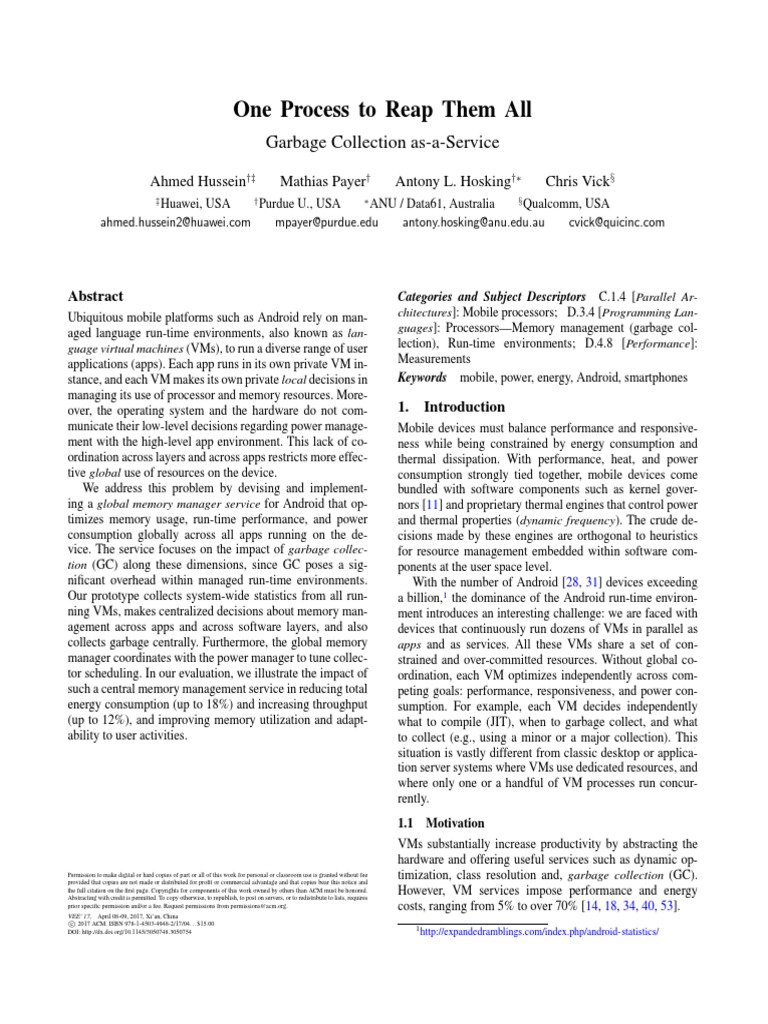 17VEE | PDF | Thread (Computing) | Virtual Machine