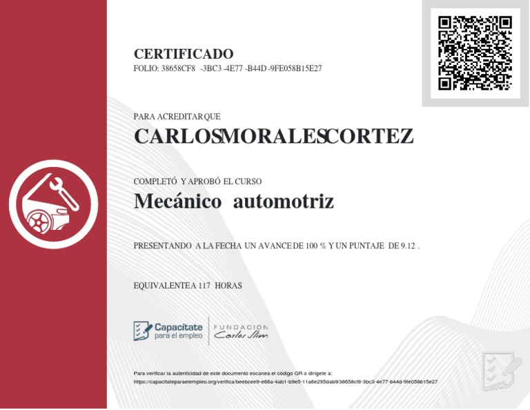 Certificado Capacitate | PDF