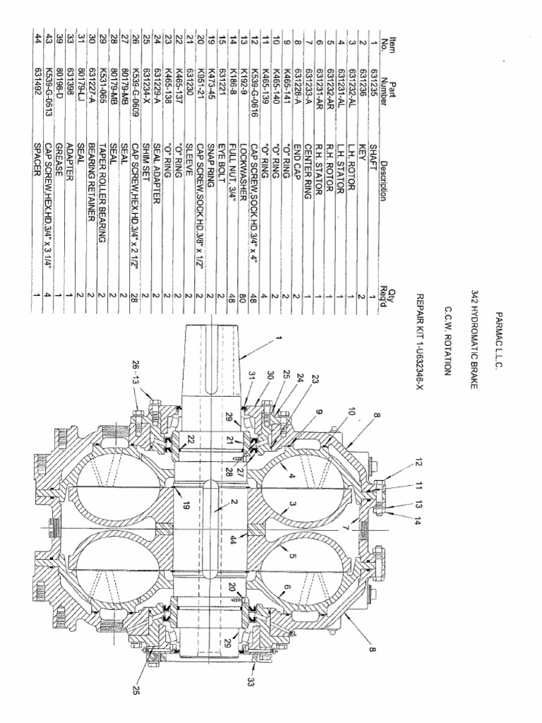 Parmac 342 Hydromatic Brake | PDF