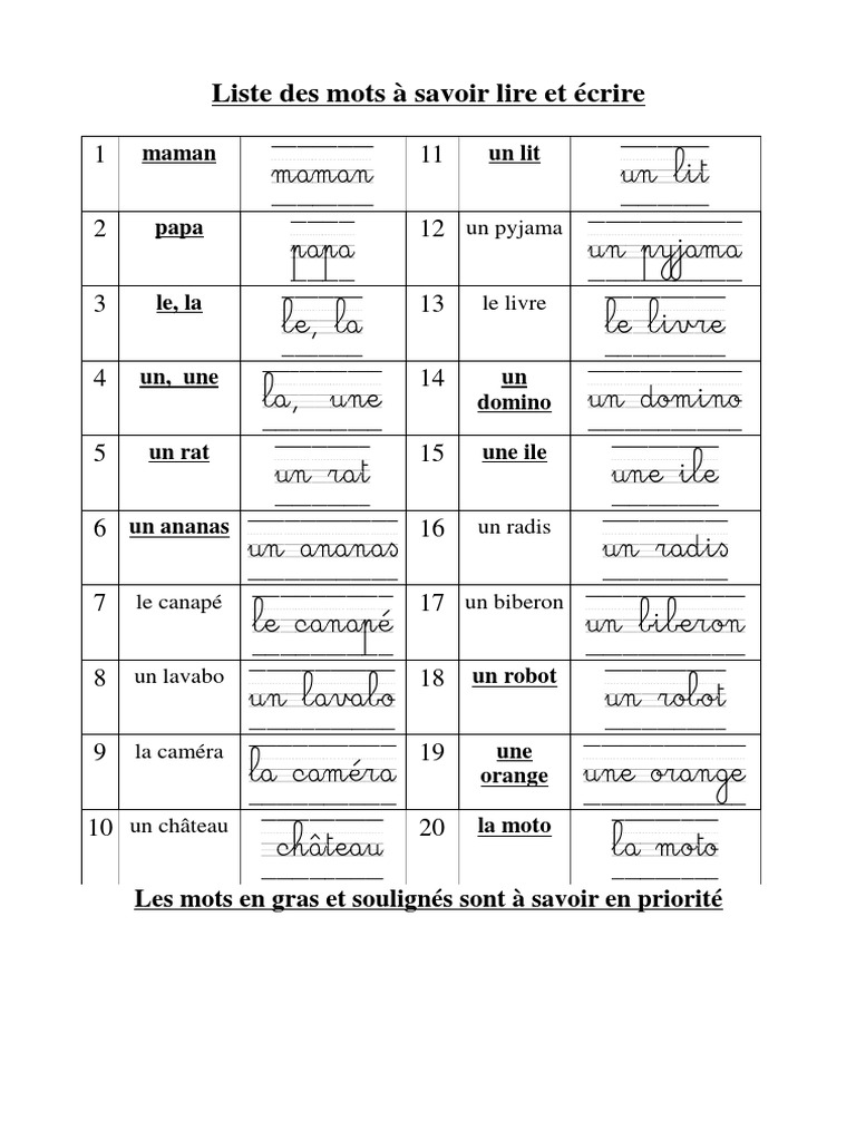 liste_de_mots_a_ecrire_et_lire | PDF