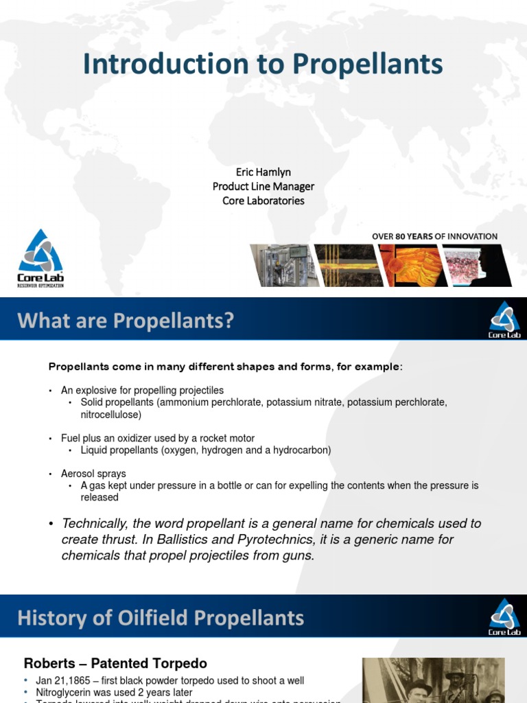 Understanding Propellants in Oilfields | PDF | Rocket Propellant ...