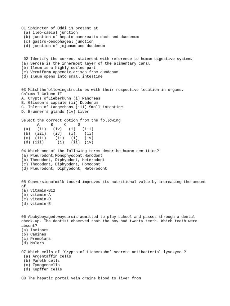 Class 11th Human Physio Test | PDF | Atrium (Heart) | Blood Type