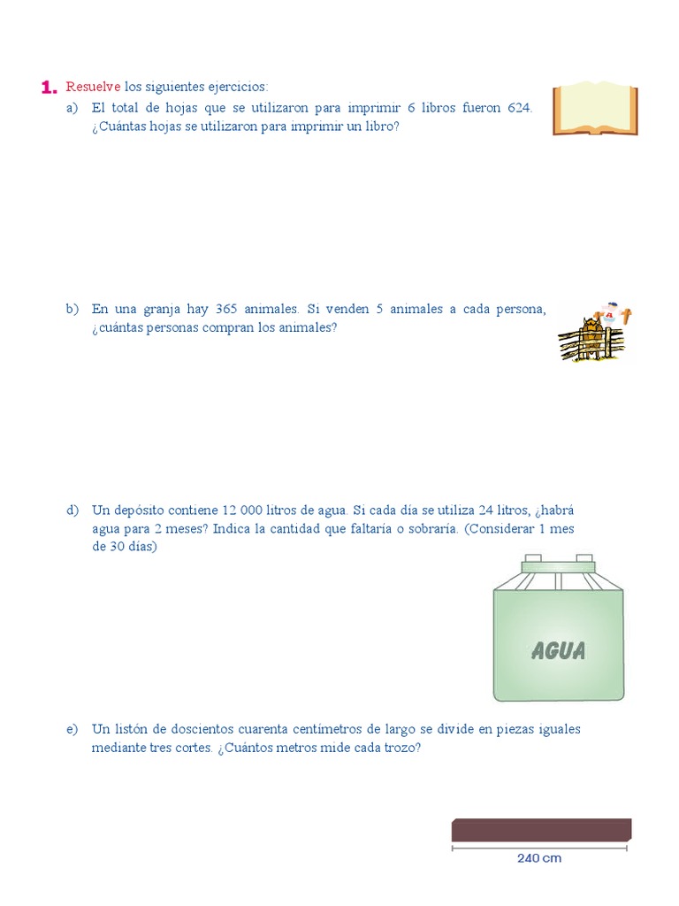 Problemas de División | PDF
