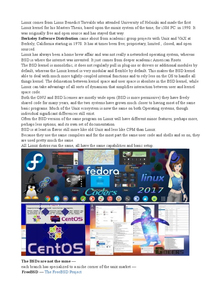 Berkeley Software Distribution Came About From Academic Group Projects With Unix and VAX at ...