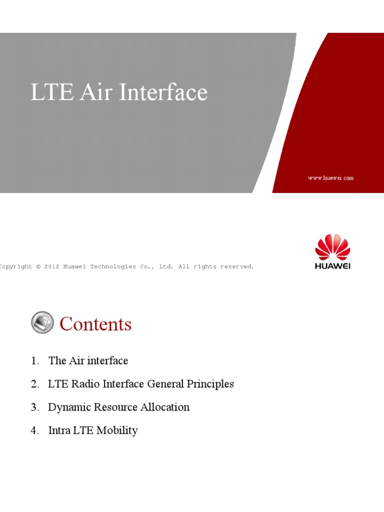 Slides Oea000100 Lte Air Interface Issue 1.04 | Download Free PDF ... Slides Oea000100 Lte Air Interface Issue 1.04 | Download Free PDF ...