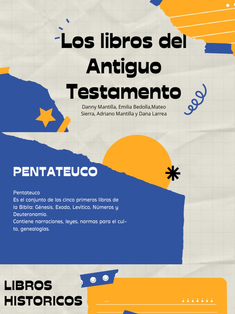 Los Libros Del Antiguo Testamento | PDF