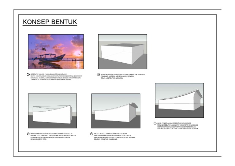 KONSEP BENTUK CONVENTION CENTER LOMBOK | PDF