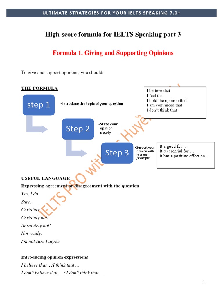 Formula 1.part 3.giving Opinions | PDF | Argument | Verb