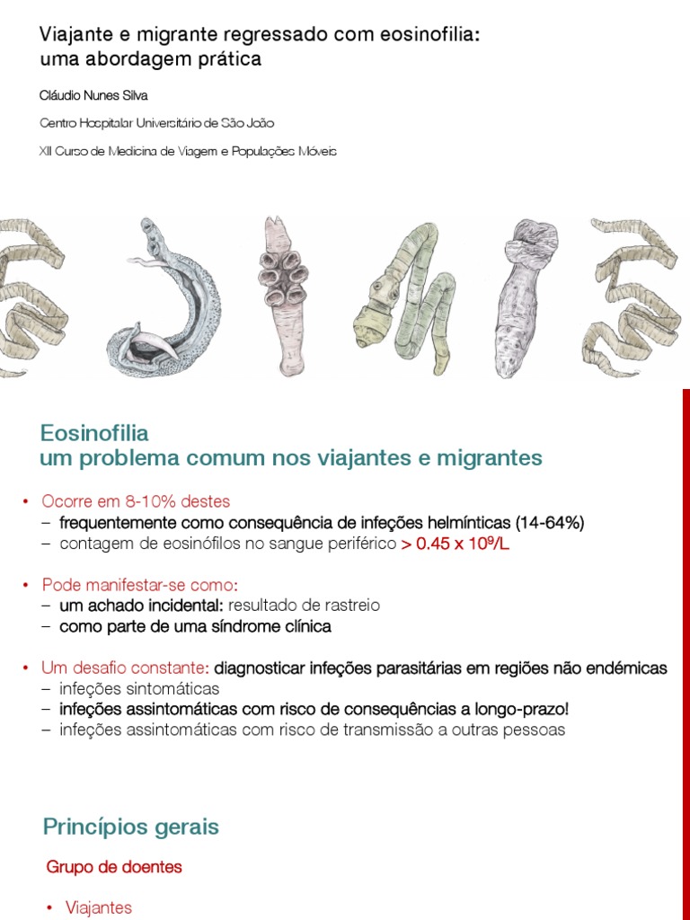 Eosinofilia No Viajante Regressado | PDF | Microbiologia | Doenças e ...
