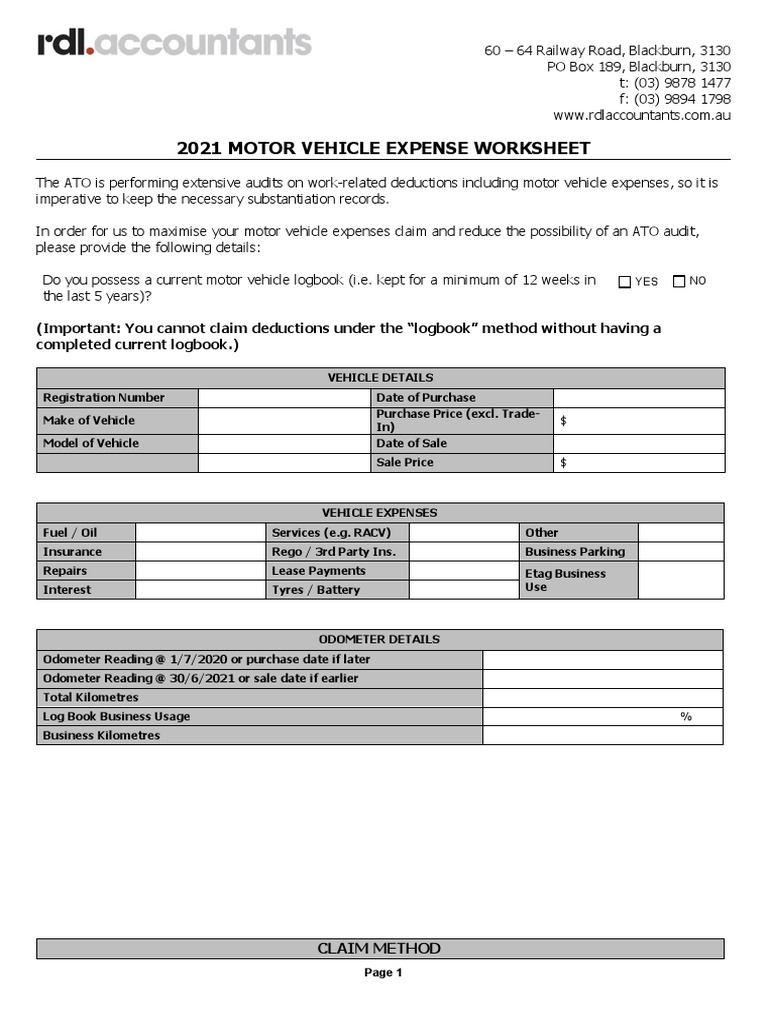 2021 Motor Vehicle Worksheet | PDF | Economies | Business