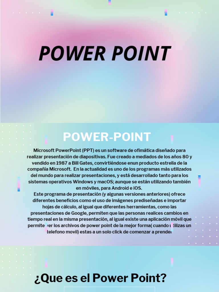 Todo Lo Que Debes Saber de Power Point | PDF | Microsoft PowerPoint ...