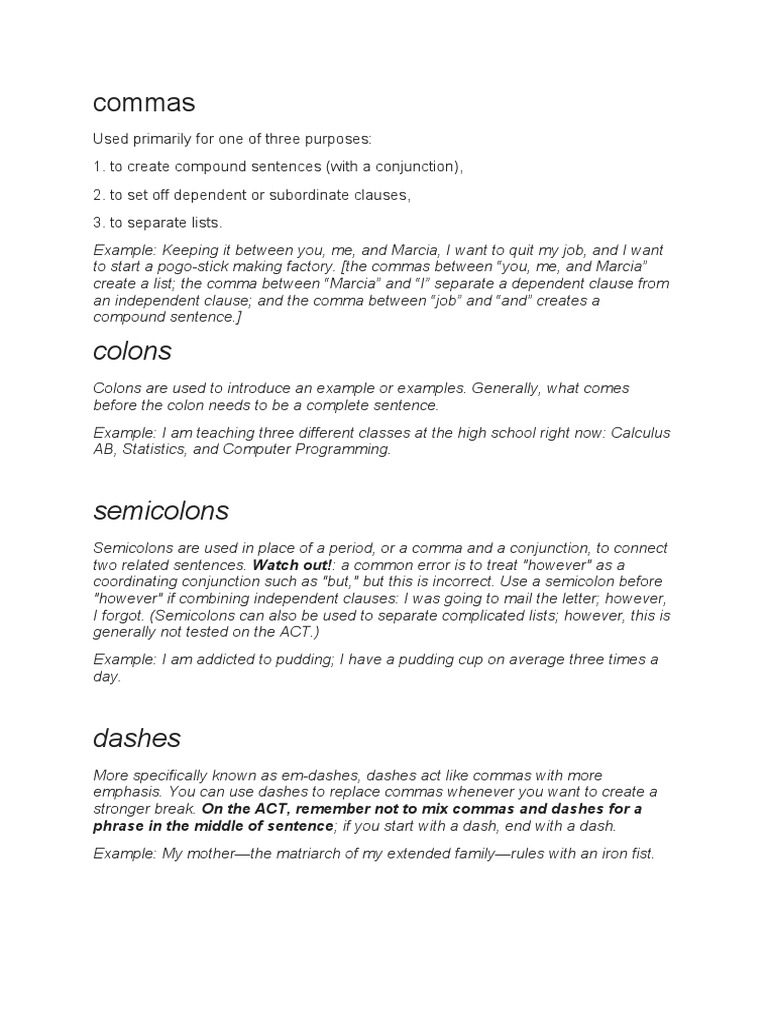 SAT Writing - Punctuation and Grammar | PDF | Grammatical Number | Comma