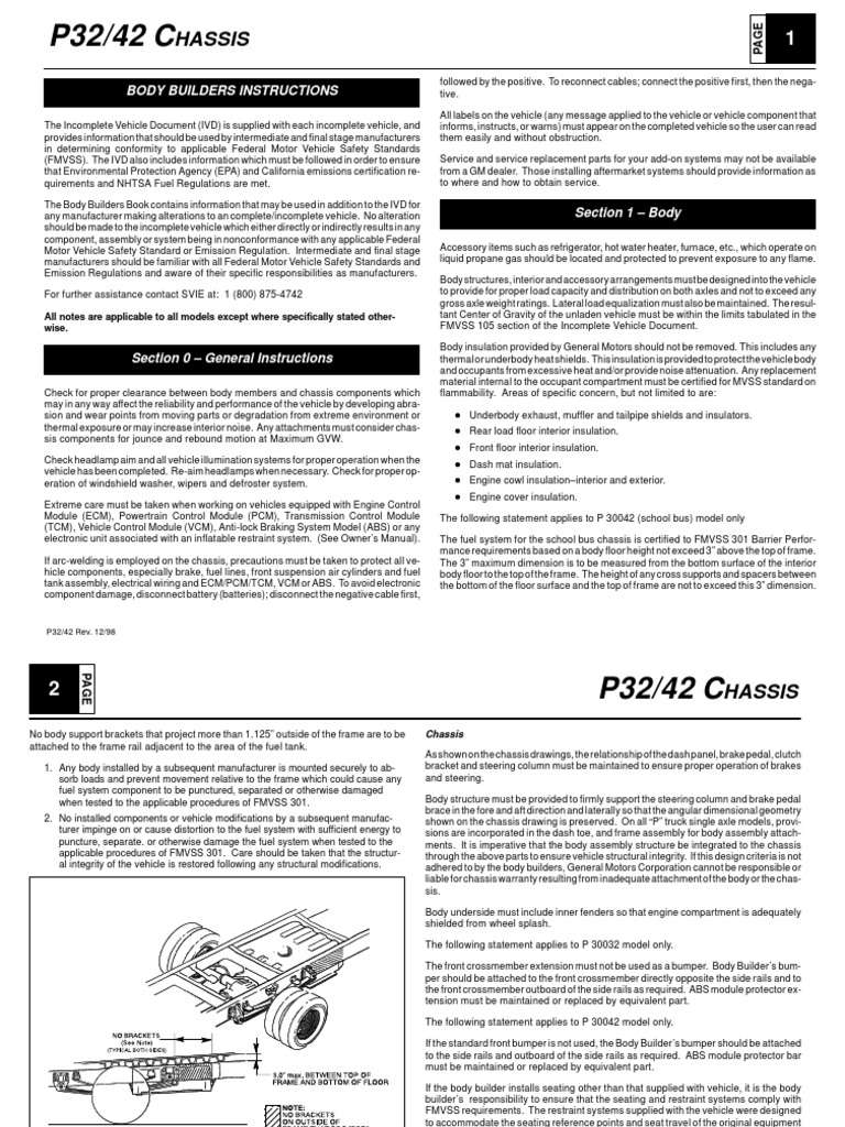 2000 LD P3242Chassis | PDF | Manual Transmission | Fuel Injection