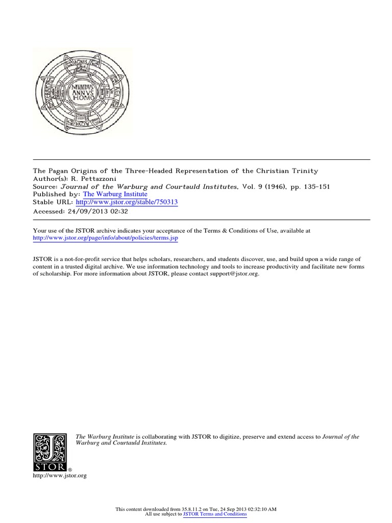 Pagan Roots of the Three-Headed Trinity | PDF | Idolatry | God