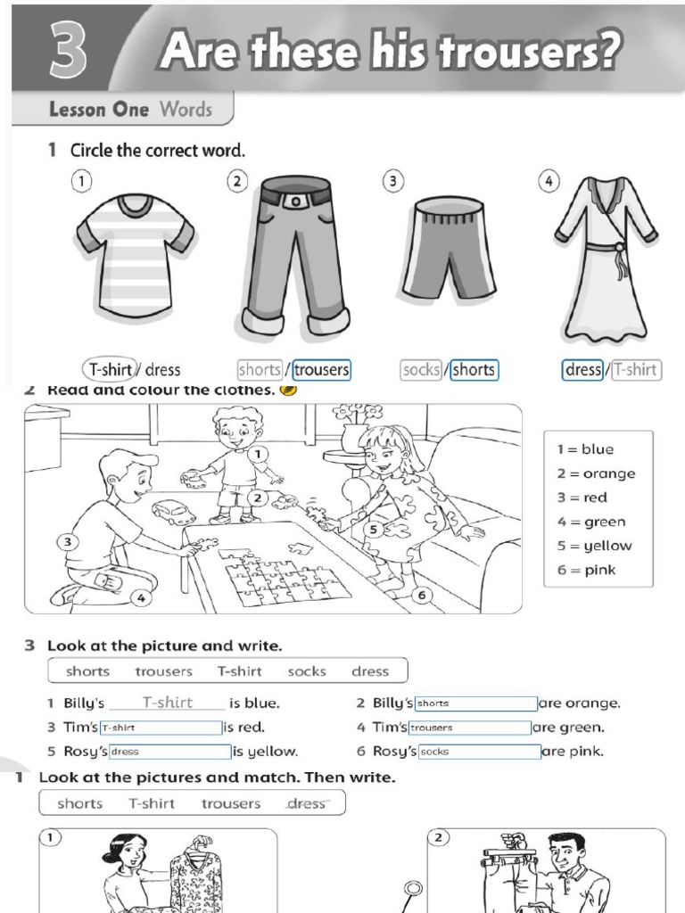 Workbook Unit 3 Grade 2 | PDF