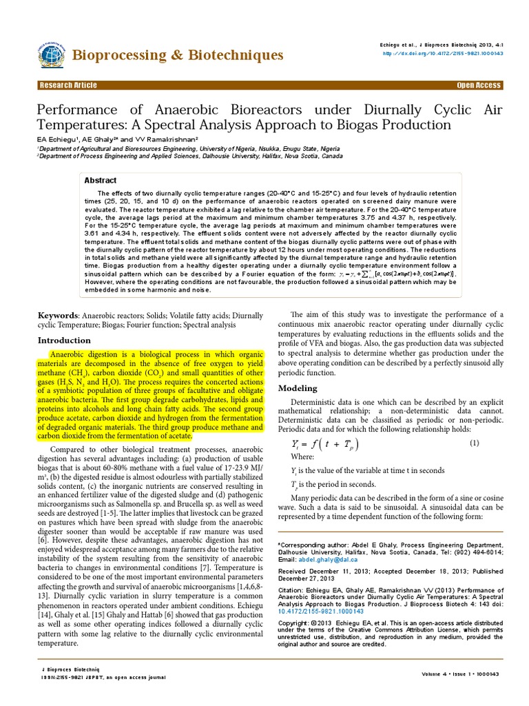 O.O Performance-Of-Anaerobic-Bioreactors-Under-Diurnally-Cyclic-Air ... O.O Performance-Of-Anaerobic-Bioreactors-Under-Diurnally-Cyclic-Air ...