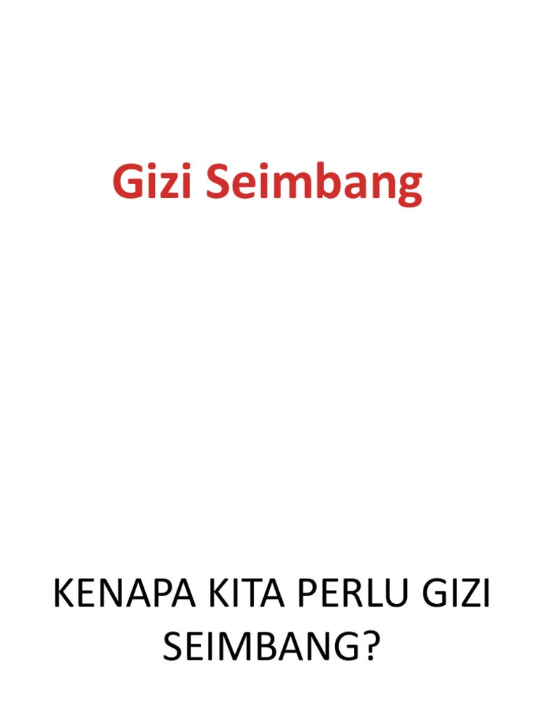 Gizi Seimbang Pdf